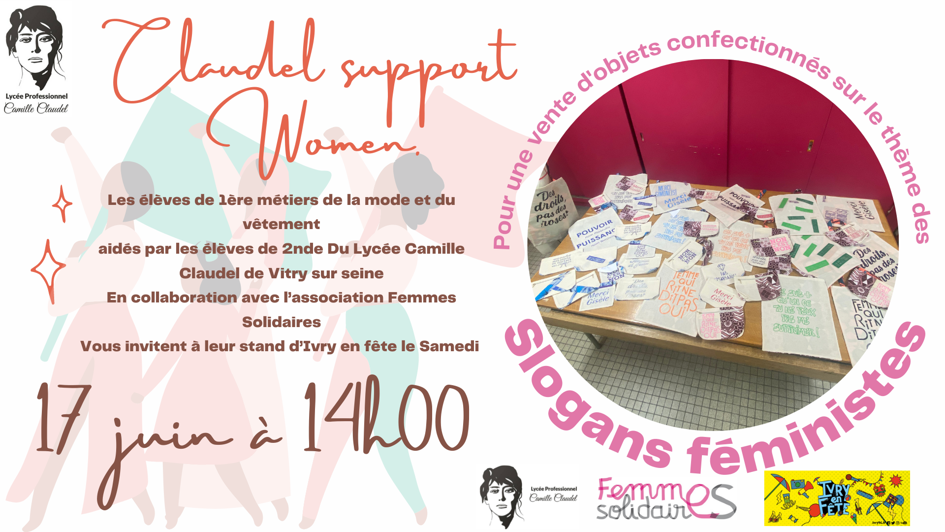 Ivry en fête : Vente de sacs et pochettes – Lycée professionnel Camille ...